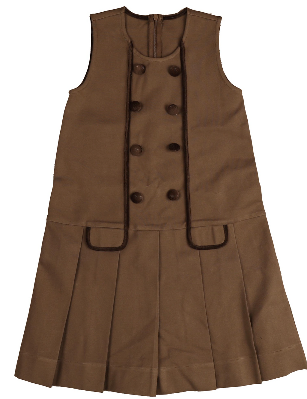 Belati Mocha Suba Jumper w/ Mocha Knit Set – Elegant Child NY